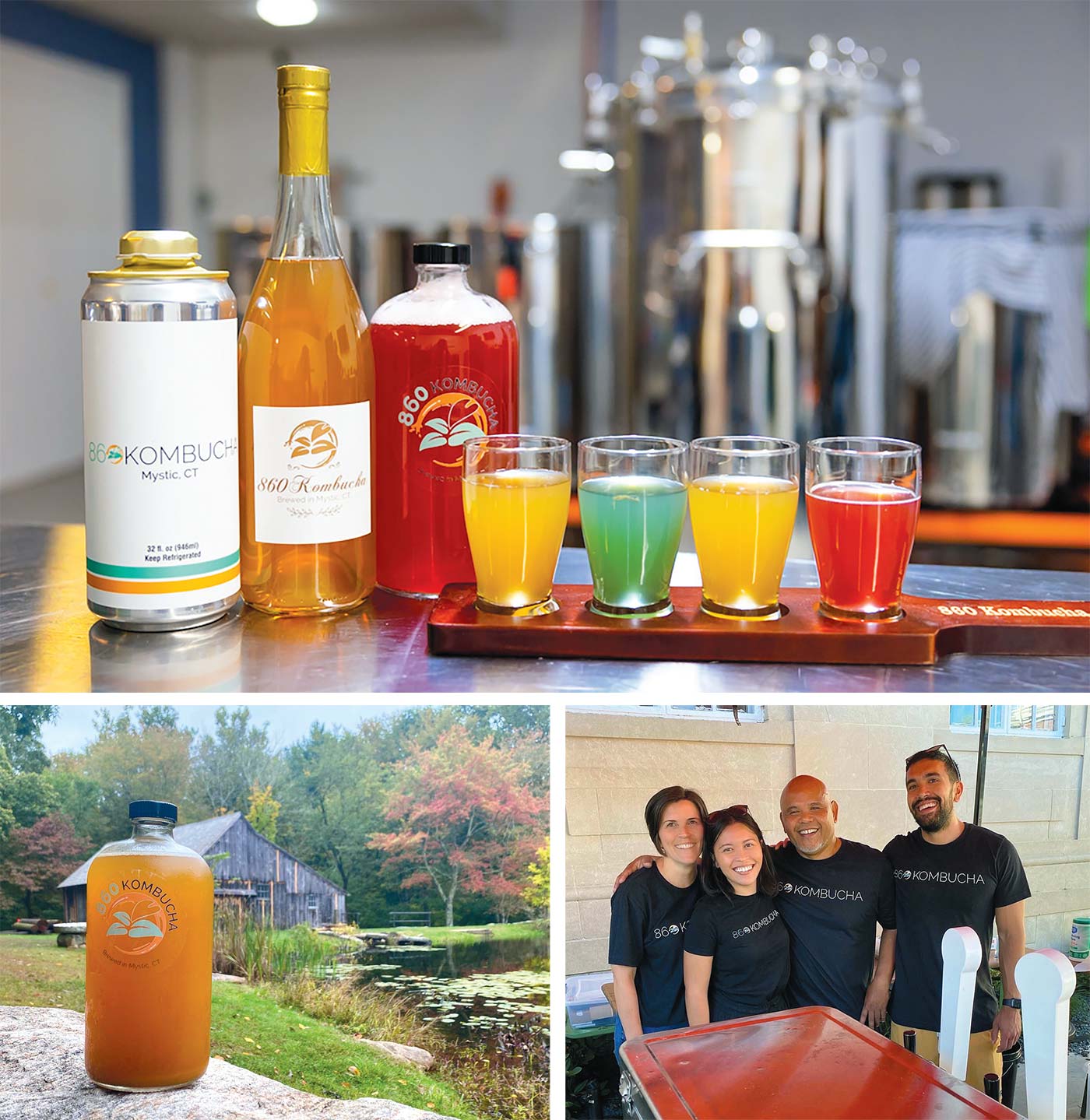 Refreshing Kombucha Made Locally in Mystic